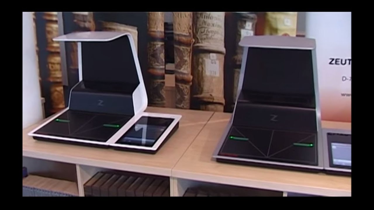 The New Style To Scan - Zeutschel zeta - YouTube