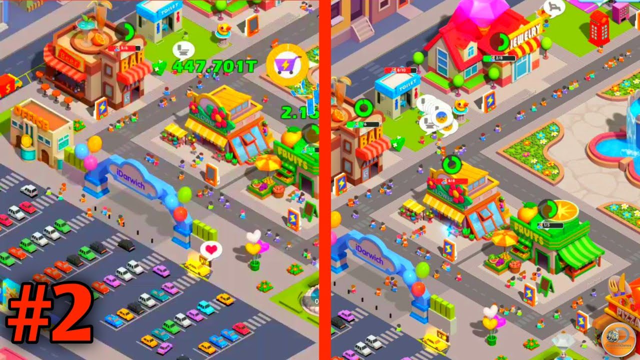 Idle Shopping Mall! #2 MAX LEVEL EVOLUTION Town Idle Shopping Mall ...