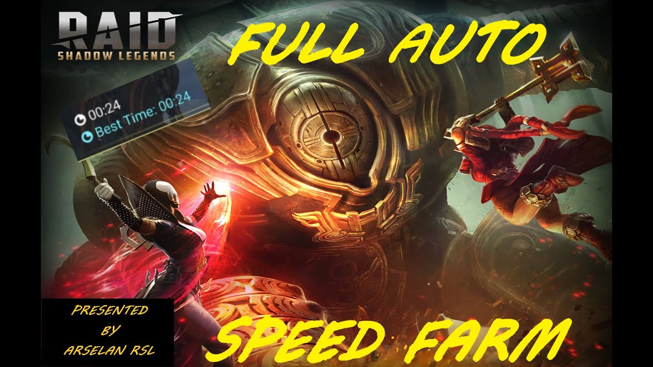 Raid: Shadow Legends Iron Twins Stage 15 speed farm! World Record Team ...