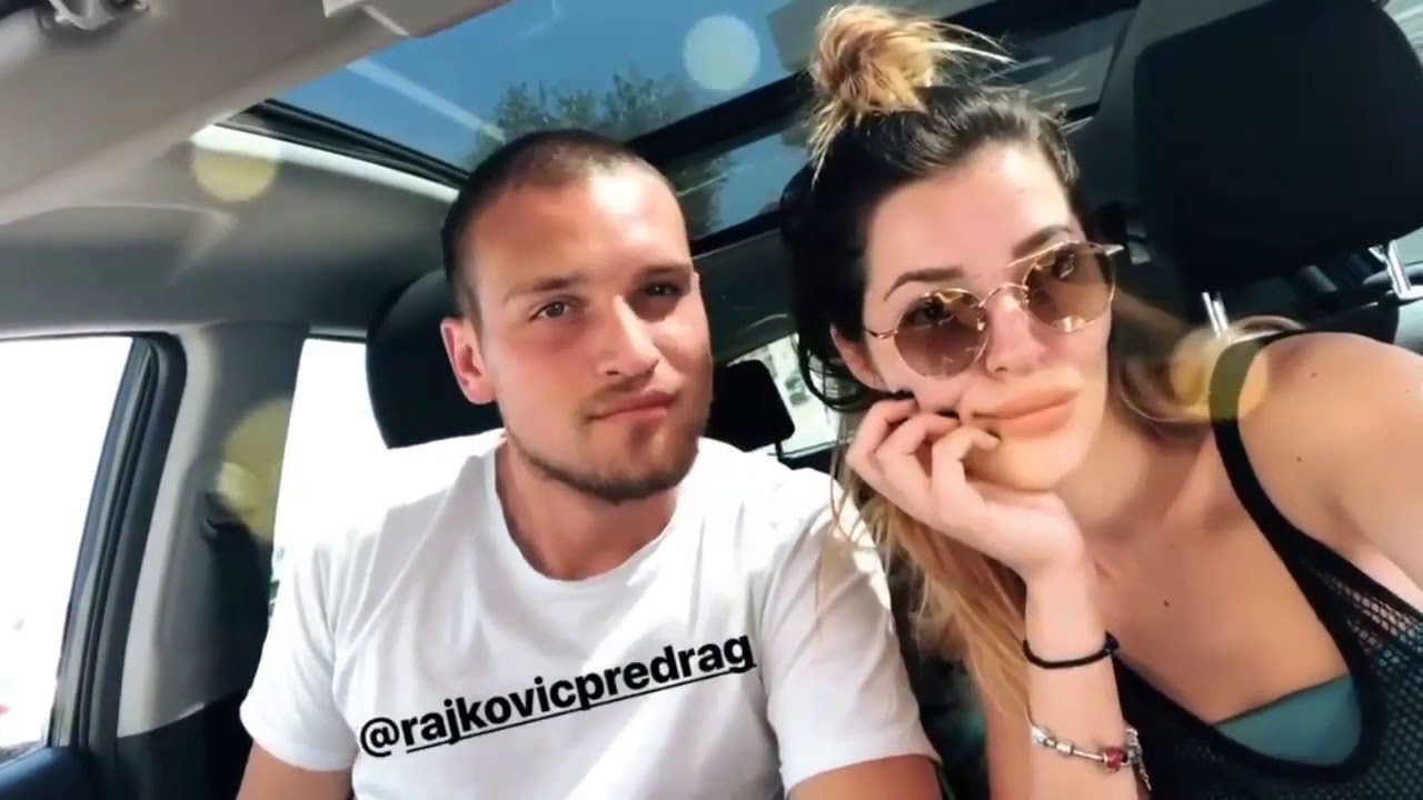 Ana Cakic sa fudbalerom Rajkovicem na romanticnom putovanju - YouTube