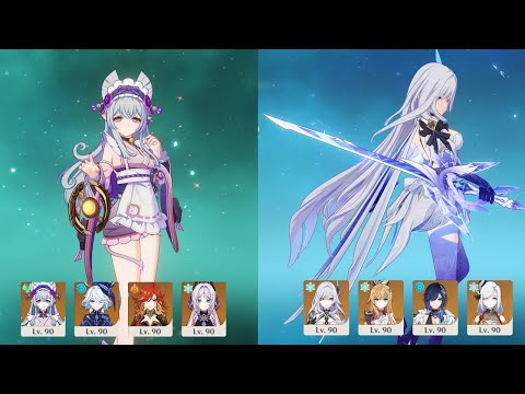 Luna 3 Spiral Abyss Mizuki & C0R1Skirk