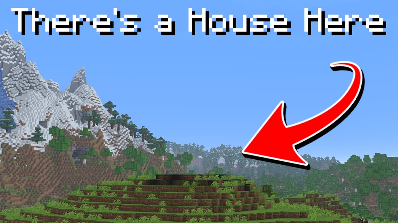 I Built a Secret Minecraft House That Turns INVISIBLE - YouTube