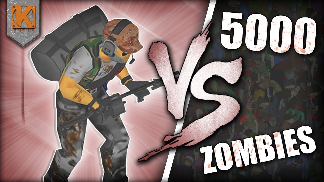 One Man vs. 5000 Zombies in Project Zomboid - YouTube