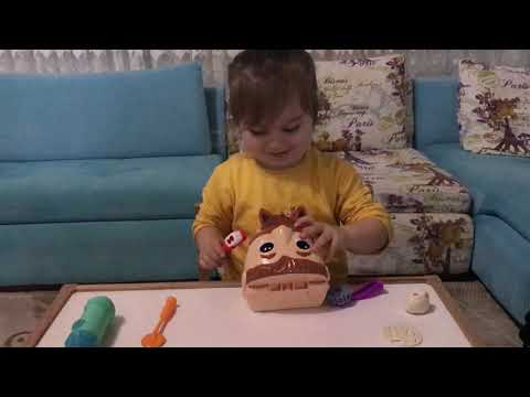 Dişçi Amca Hamur Oyunu Seti İle Oyuncağımıza Dişlerini Taktık, Dişlerimize Dolgular Yaptık