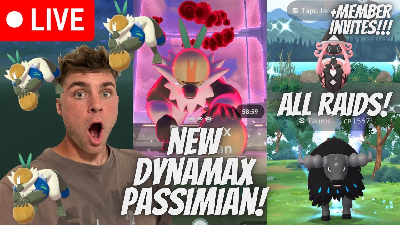 NEW Dynamax Passimian, Paldean Tauros and More in Pokemon Go LIVE ...