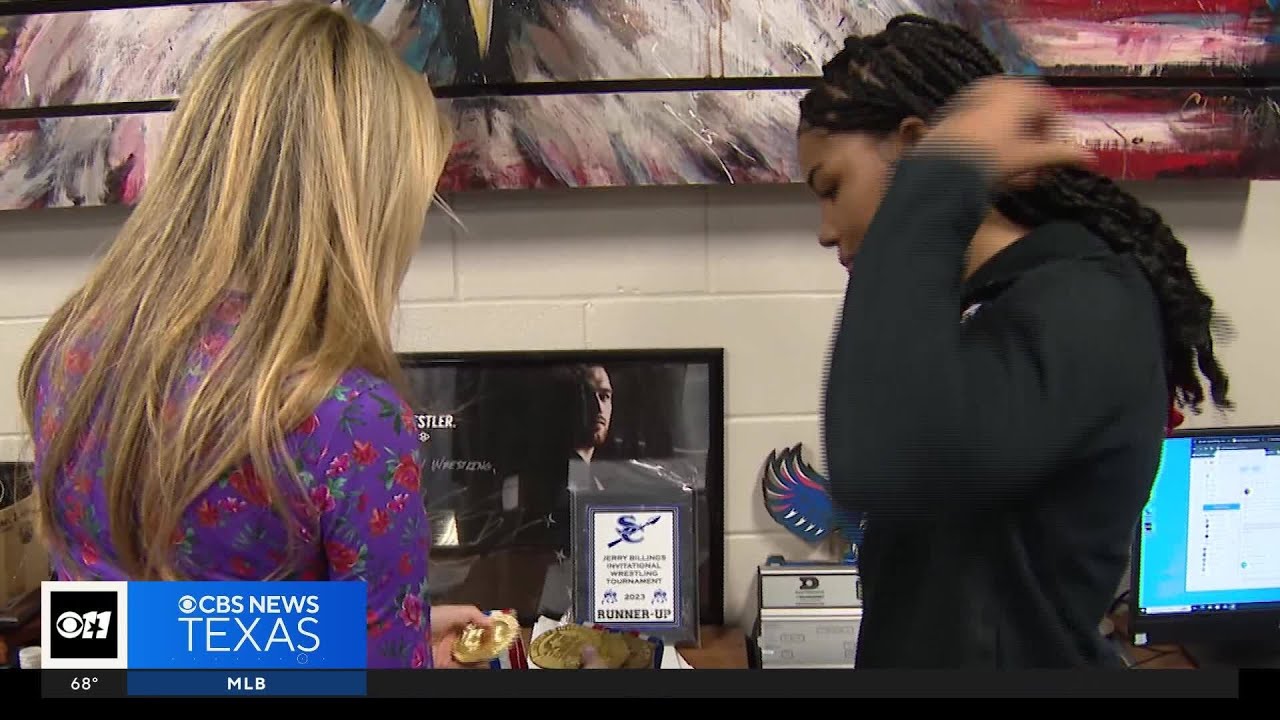 Jasmine Robinson: Allen High School's four-time state champion wrestler ...