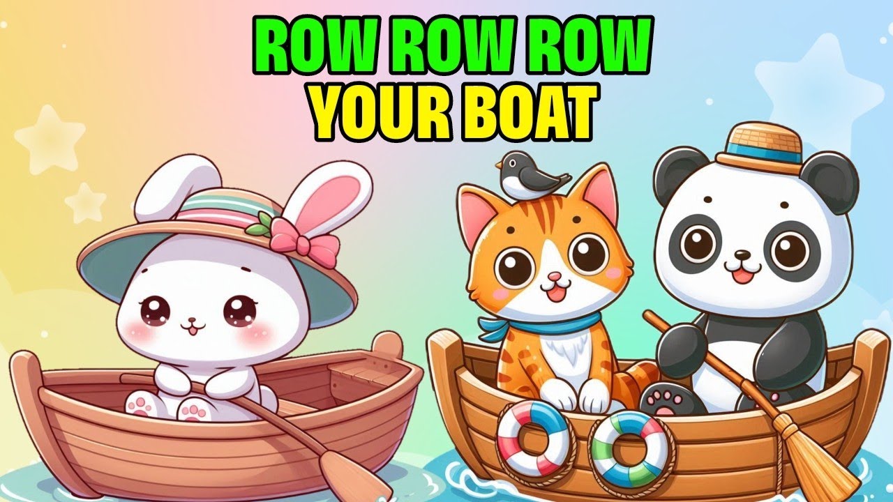 Row, Row, Row Your Boats | Super Simple Songs | Songs Kids Family Happy ...