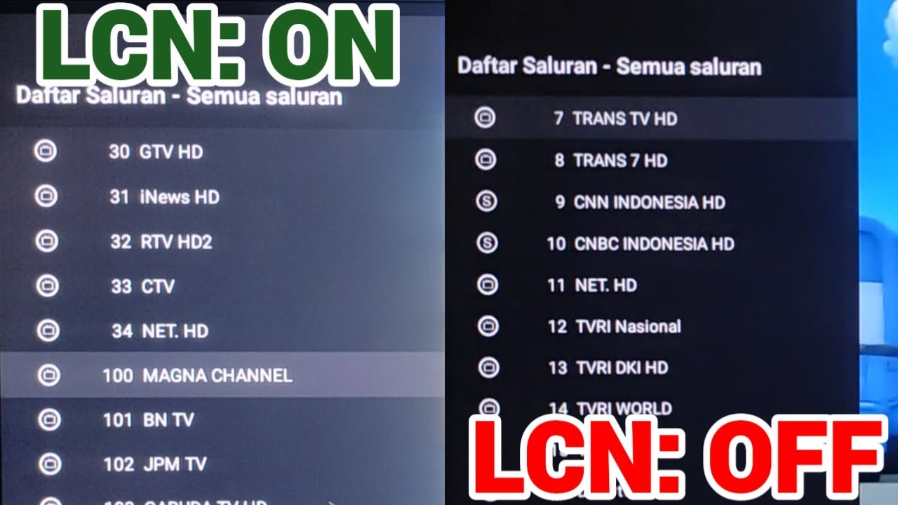 CARA SETTING LCN DI TV ANDROID, COOCAA Z72 GOOGLE TV#settinglcn - YouTube