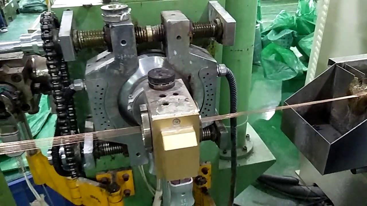 Electrical wire extrusion machine - YouTube