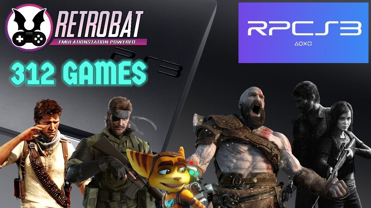 PS3 Showcase, Retrobat, RPCS3 12TB Retrobat build - 312 Games - - YouTube