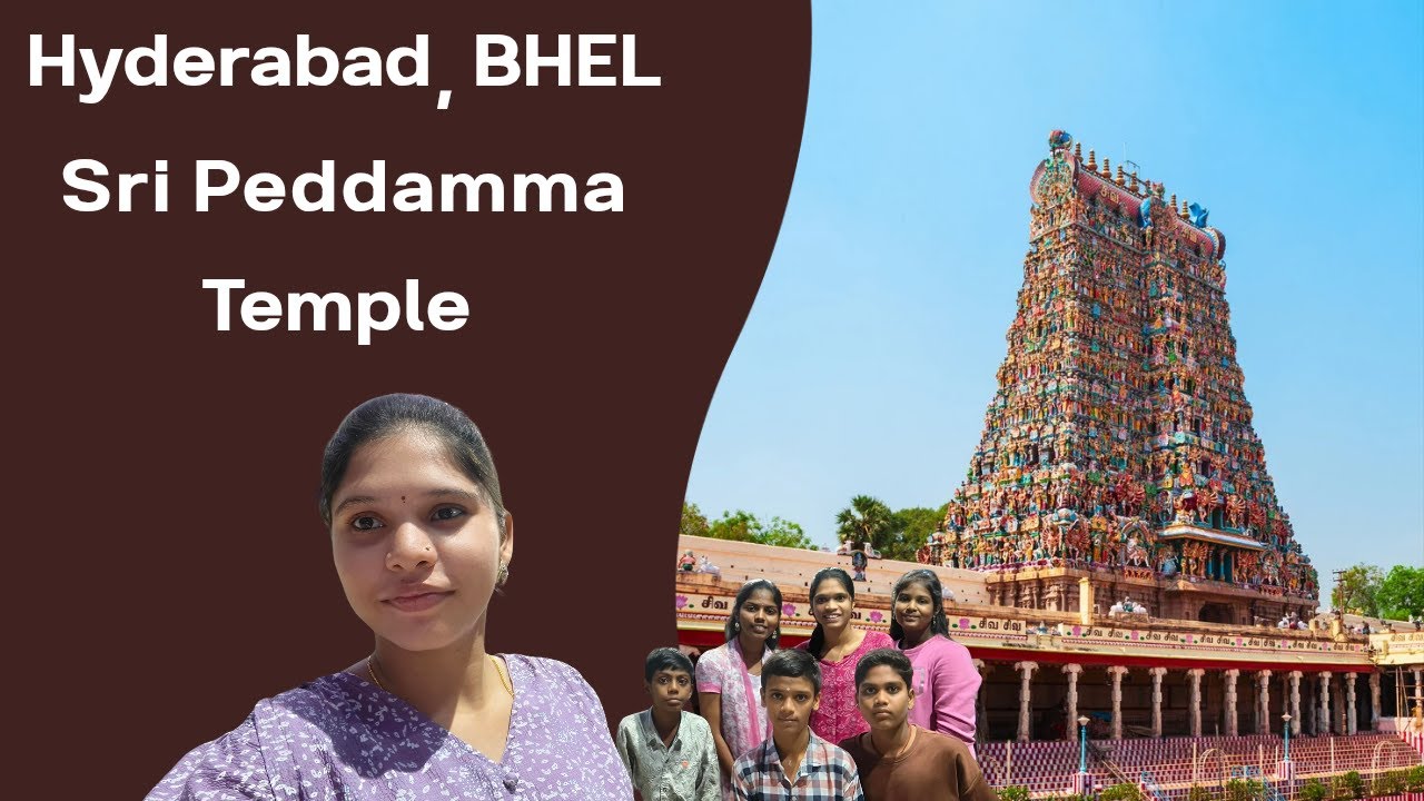 🌇 Evening Vlog in Hyderabad BHEL | Sunset Walk to Sri Peddamma Temple ...
