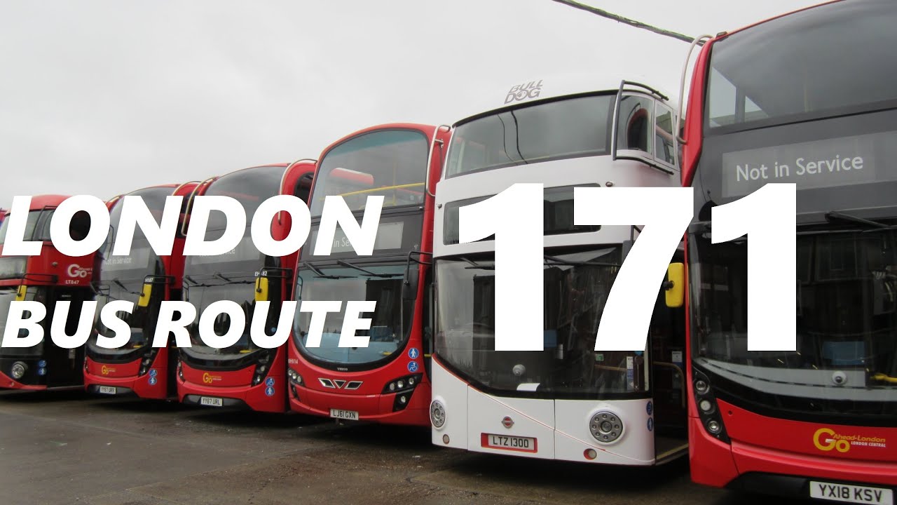 LONDON BUS ROUTE 171 {RETURN} - YouTube