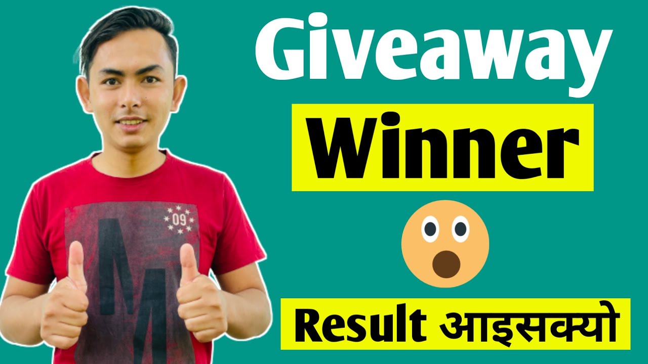 Giveaway winner announcement | new ipo update giveaway result | pratik ...