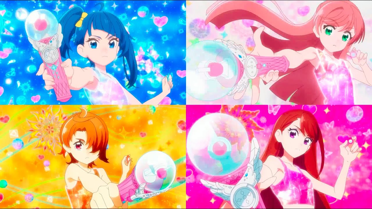 [4K] Hirogaru Sky Precure Group Transformation (Cure Sky ver.) (My Edit ...
