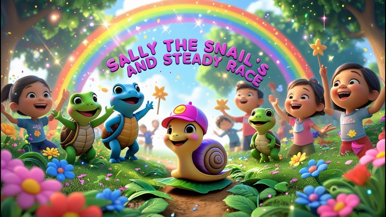 Sally the Snail’s Slow and Steady Race + 3 More Animal Songs for Kids ...