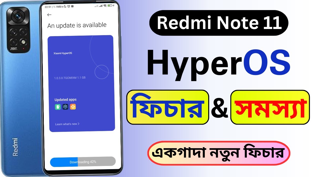 Redmi Note 11 HyperOS Update, Full Features Explained in Bangla ...