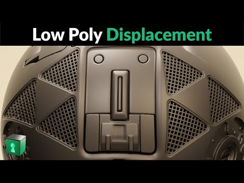 Blender Secrets - Perfect displacement with Low Poly meshes