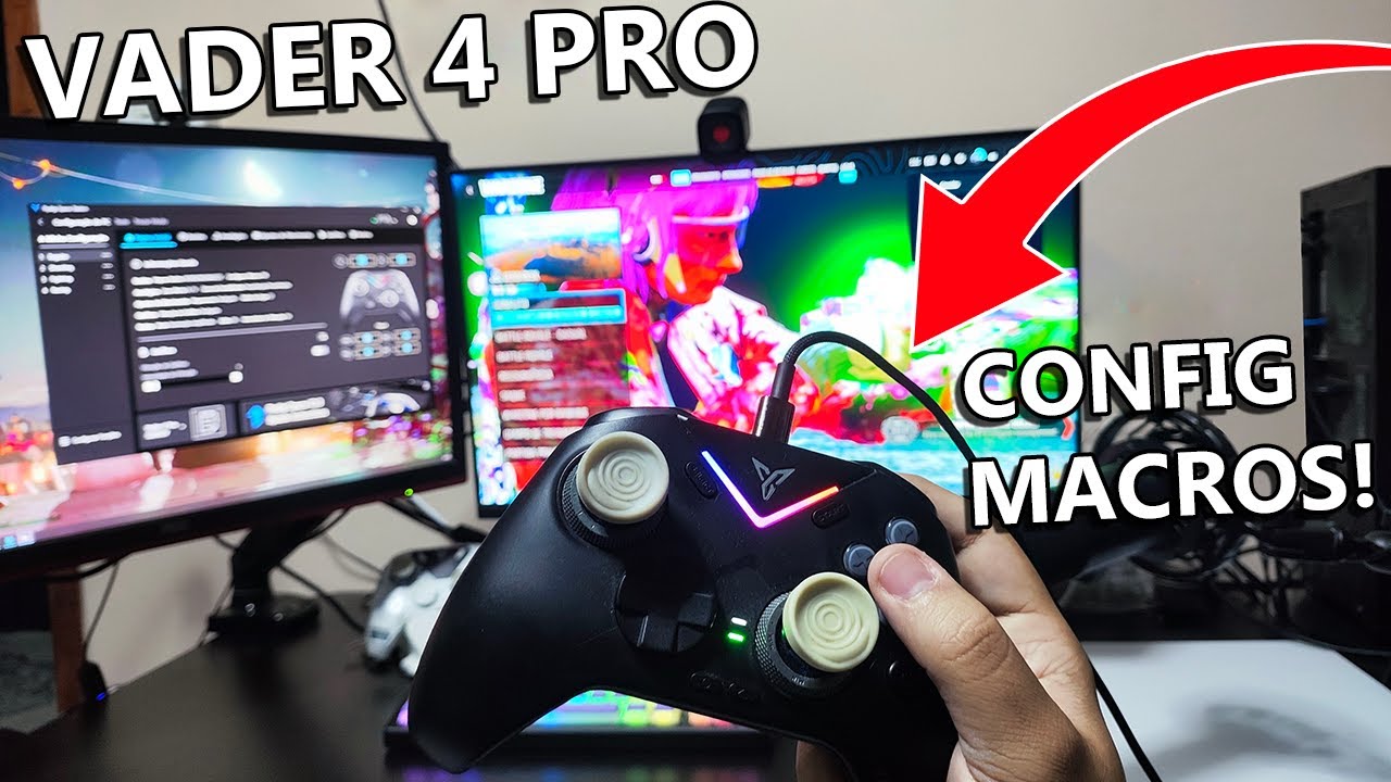 VADER 4 PRO FLYDIGI: COMO CONFIGURAR MACROS | YY, RAPID FIRE E AUTOPING - YouTube