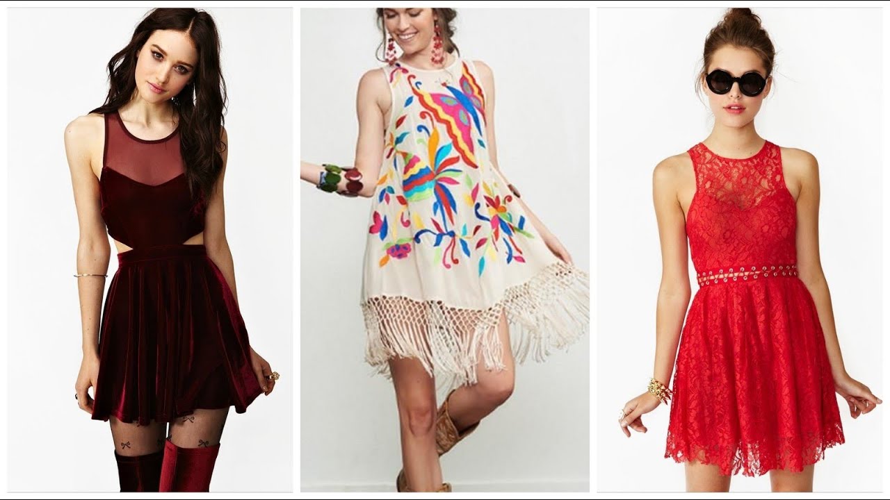 Top class knee length frocks with embroidery - YouTube