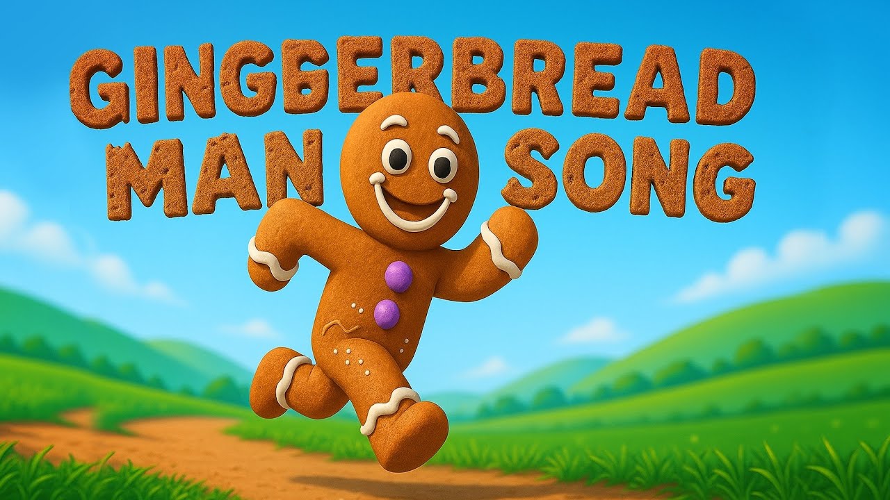 🧁 The Gingerbread Man - Simple Song | Animated Story and Song for Kids ...