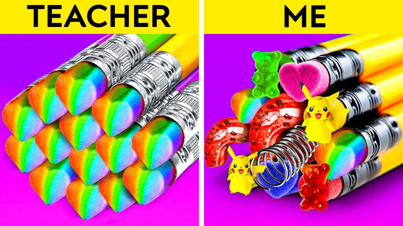 CRAZY LIFE HACKS THAT WILL SHOCK YOU || Ridiculous School DIY Crafts ...