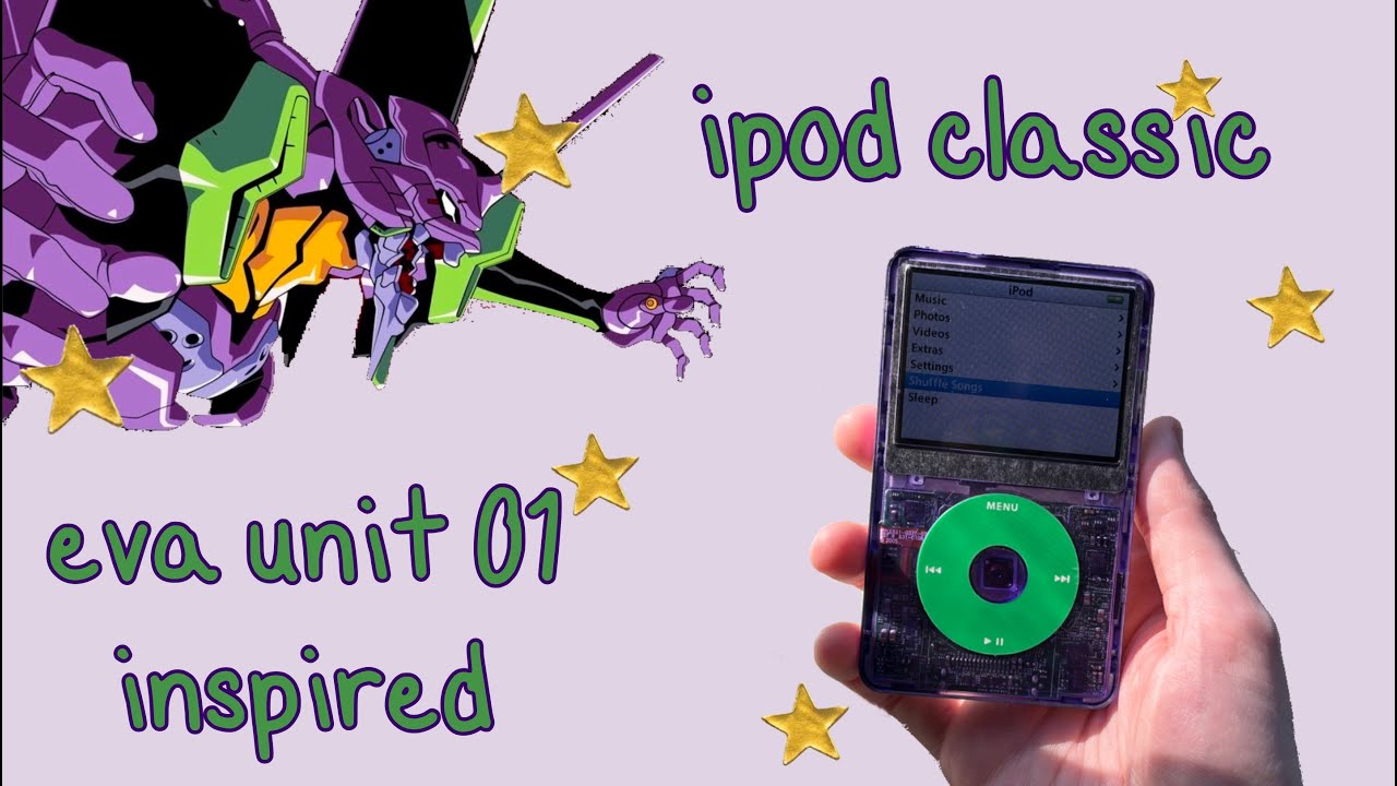 ipod classic rebuild - inspired by eva unit 01 - YouTube