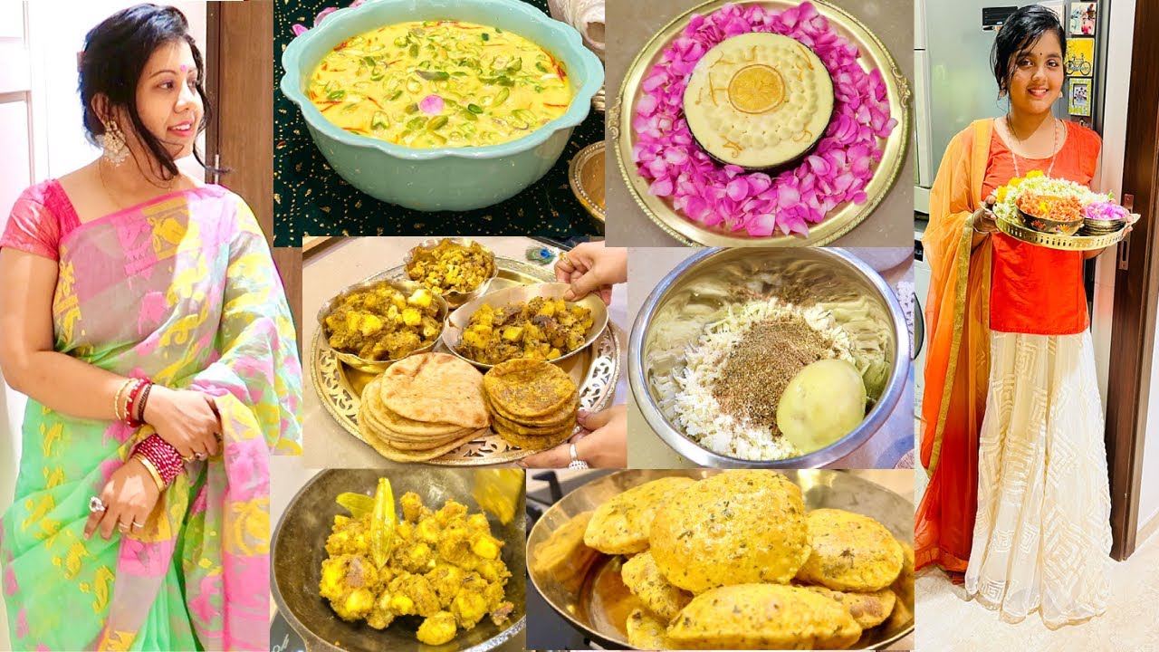 Janmashtami Bhog Mein banaya Special Veg Thali Menu & Rasmalai Recipe ...