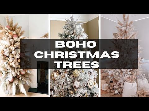 Boho Christmas Trees To Copy ASAP! | Home Decor Video | And Then There ...