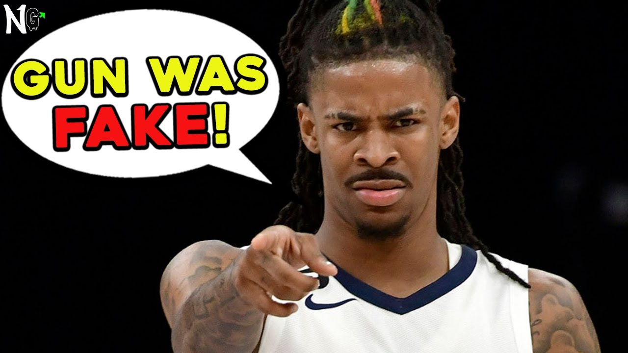 Ja Morant's Team Claims The Gun In The Second Video Was FAKE! - YouTube