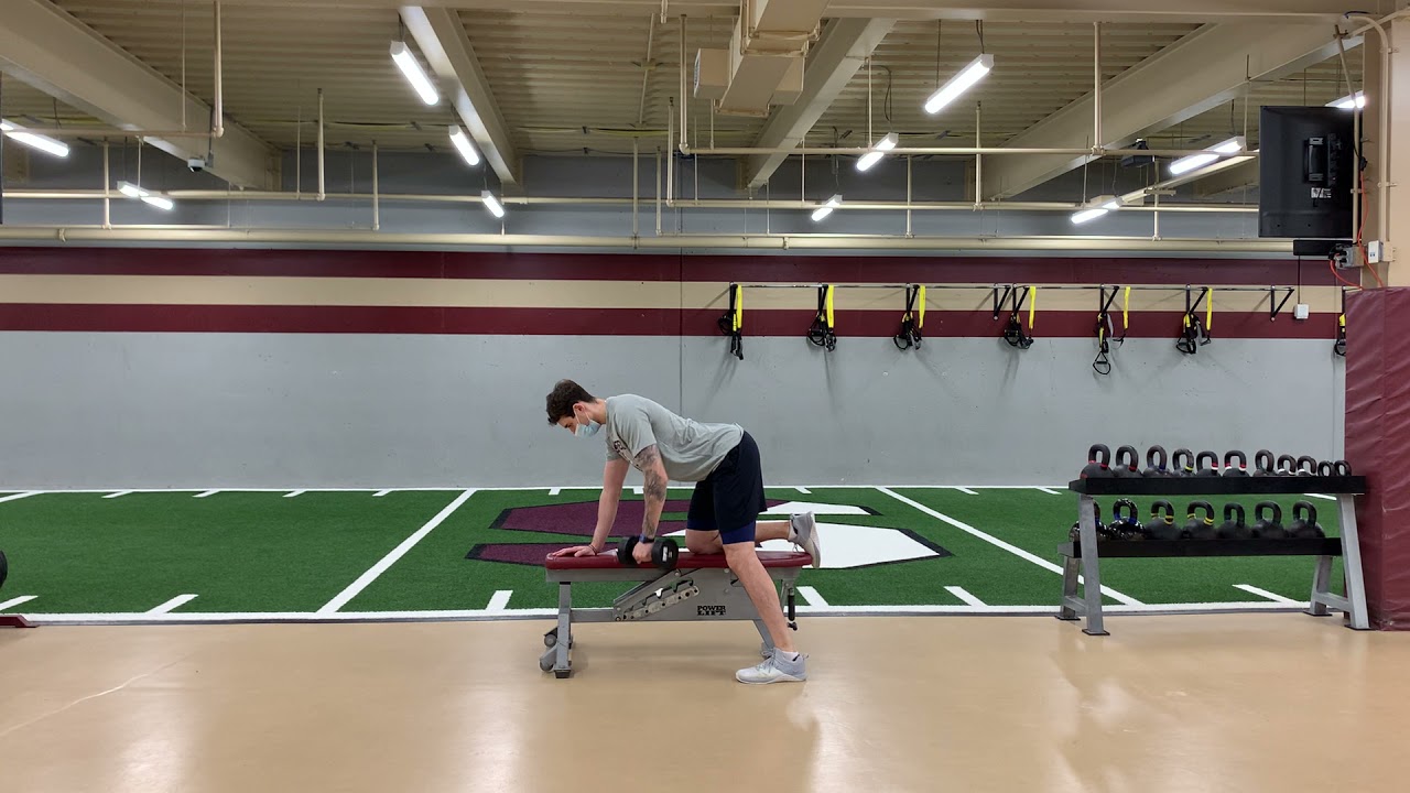 Bench Supported SA DB Row - YouTube
