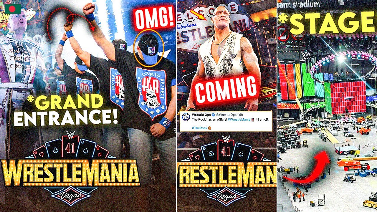 Rock FINALLY COMING To WM 41😱BIG SPECIAL ENTRANCES Leaked for ...