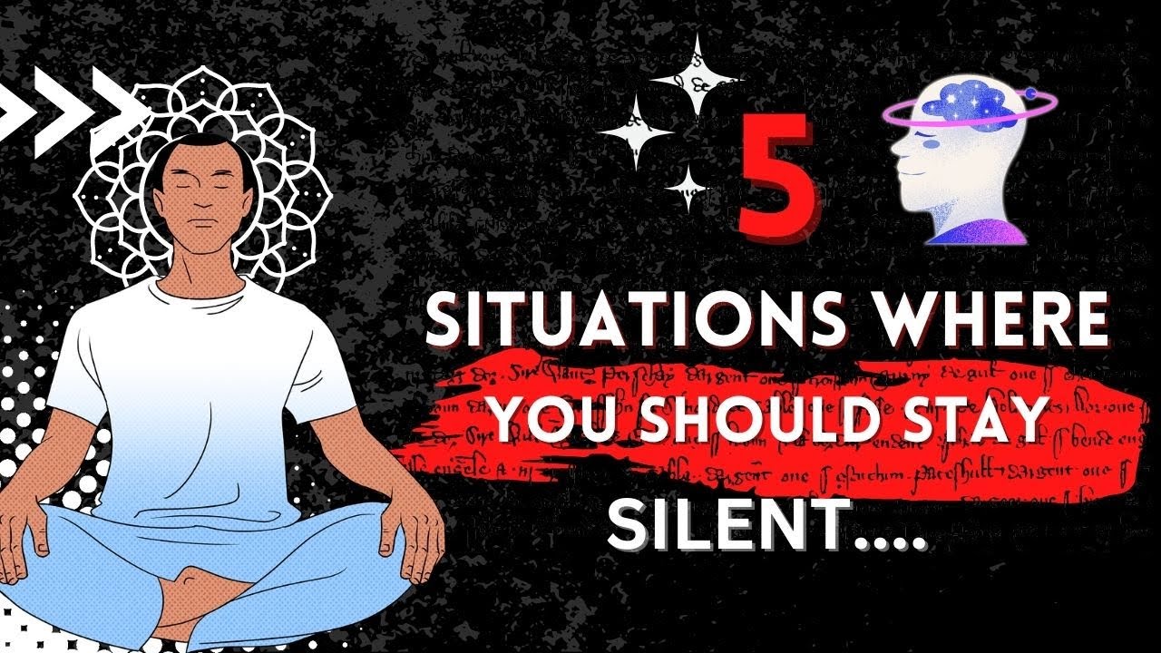 5 Situations Where You Should Stay Silent | Motivation Sea - YouTube