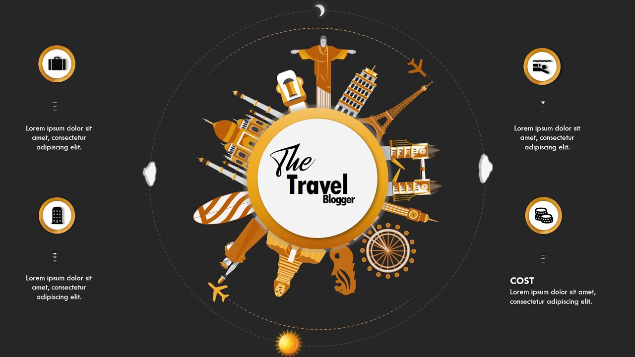 Animated Travel Graphics Sample - YouTube