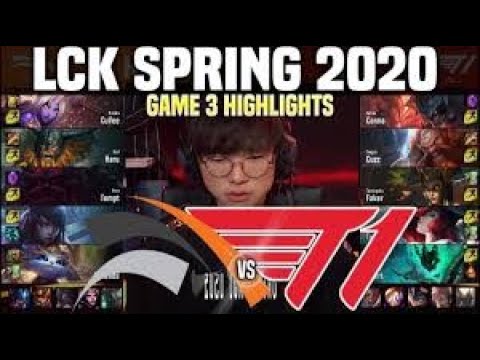 (LCK 2020) T1 ( SKT) vs HLE Game 3 Highlights - Haru punished Faker. - YouTube
