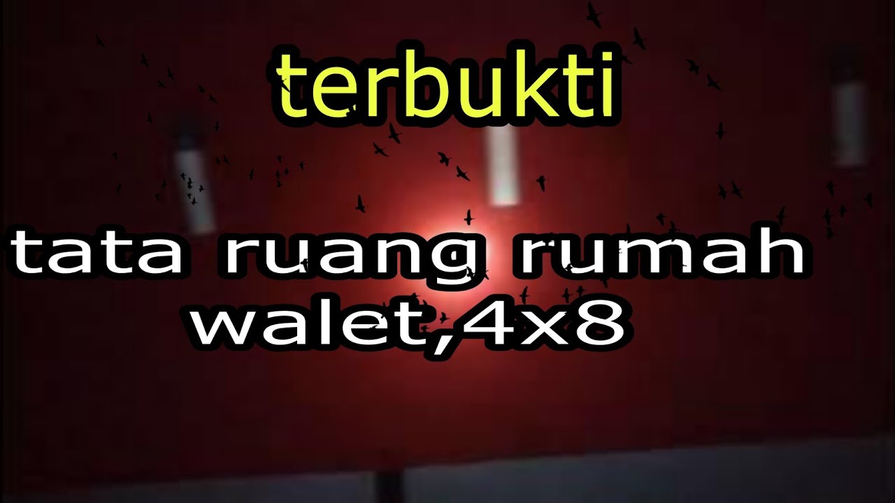 tata ruang rumah walet 4x8 - YouTube