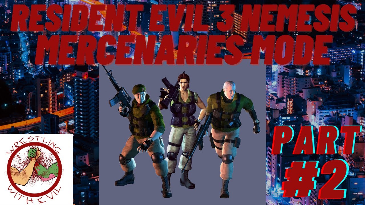 Resident Evil 3 Nemesis Mercenaries Mode Playthrough Part #2 (Gatling ...