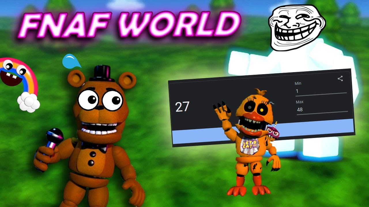 FNAF WORLD RANDOM CHALLENGE!!! - YouTube