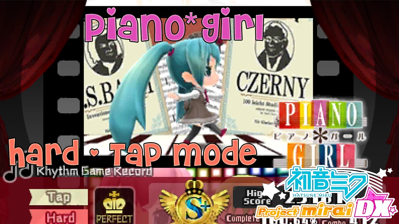[Miku] Piano*Girl (Hard - Tap mode S+ Perfect) - Hatsune Miku Project ...