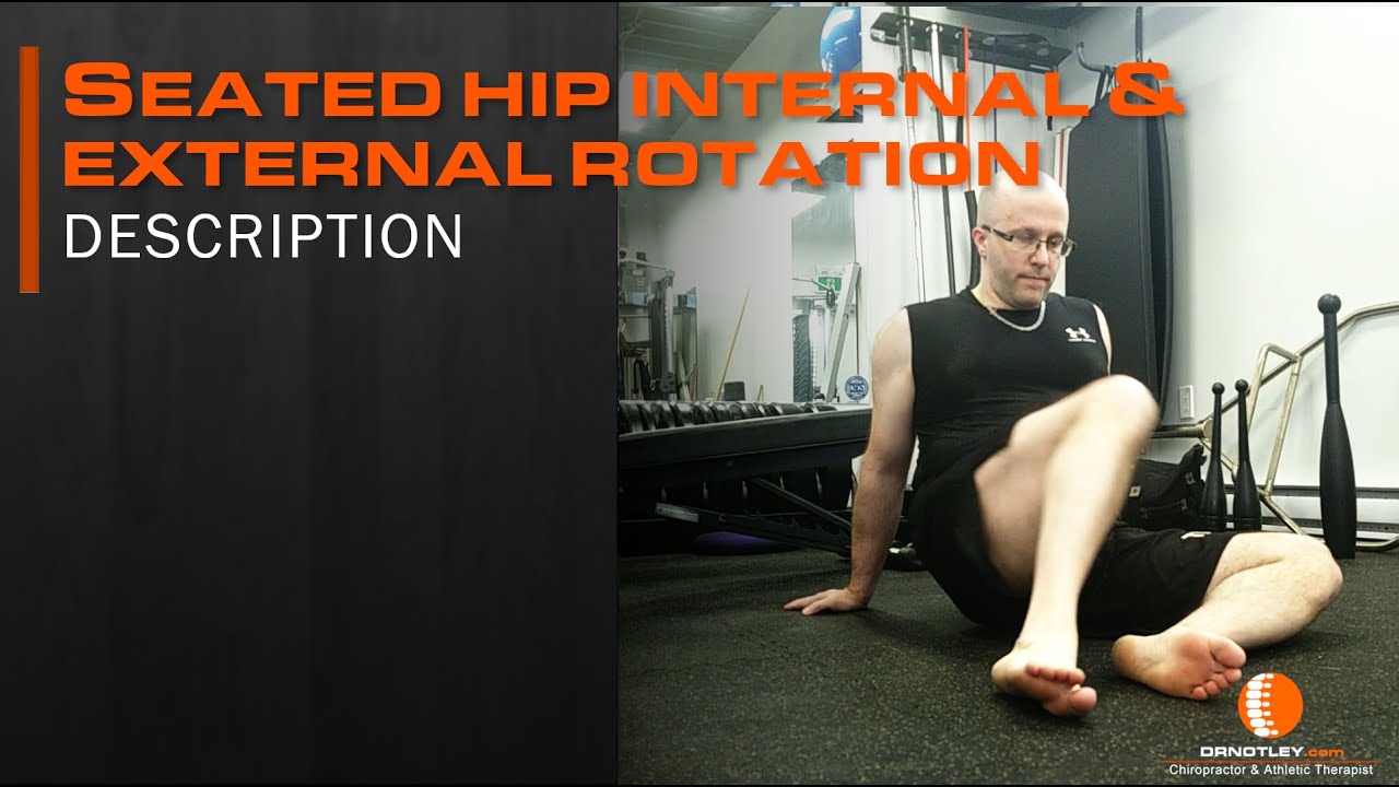 Seated hip rotation description - Dr Notley Chiropractor and Athletic ...