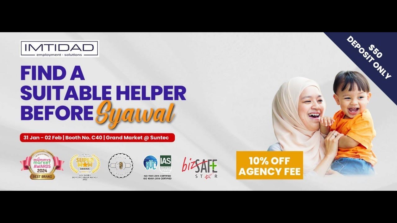 FIND A SUITABLE HELPER BEFORE SYAWAL - YouTube