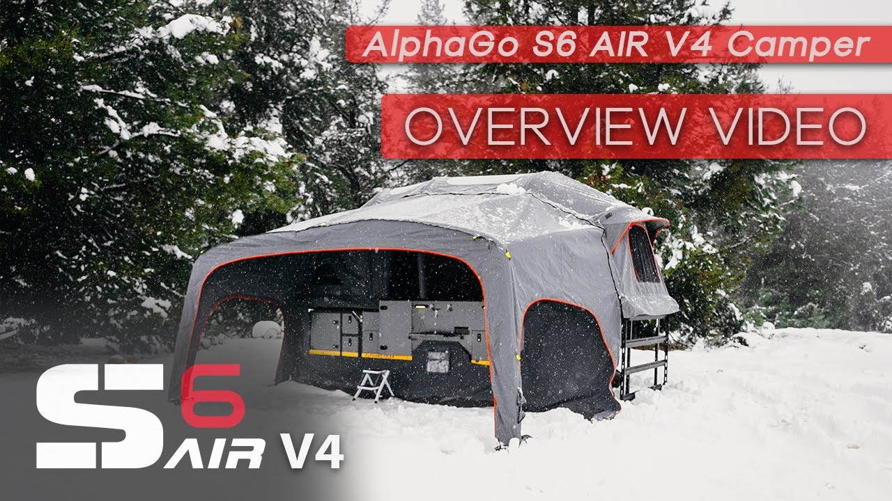 AlphaGo S6 V4 AIR Off-Road Inflatable Camper Trailer - YouTube