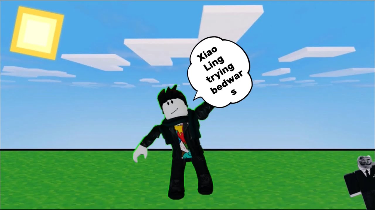 Xiao Ling tying roblox bedwars for the first time - YouTube
