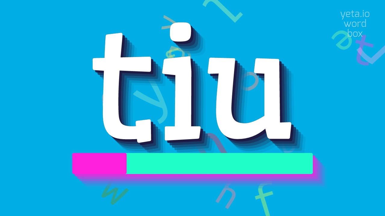 How to say "tiu"! (High Quality Voices) - YouTube