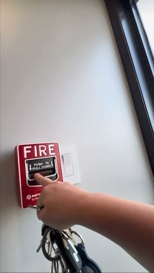 Dance studio fire alarm test 2 just a brief walk around (by my self ...