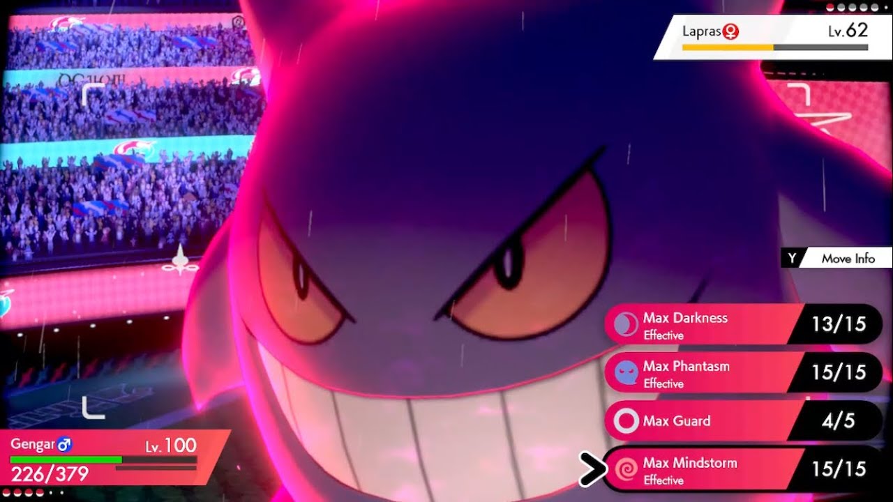 GENGAR DYNAMAX - MAX MINDSTORM (POKEMON SHIELD) - YouTube