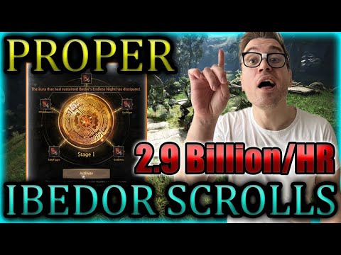 Black Desert Ibedor Scrolls Guide - Optimized For Max Profit - YouTube