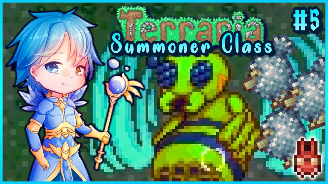 QUEEN BEE PIERWSZYM BOSSEM! - Terraria 1.4.1: Summoner Class #5 [Master ...