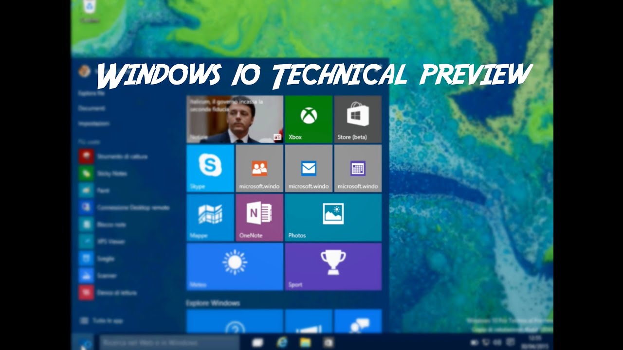 Windows 10 Technical Preview Build 10041 - YouTube