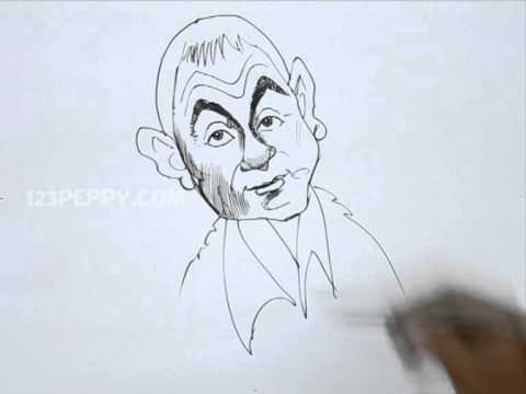How to Draw Rowan Caricature - YouTube