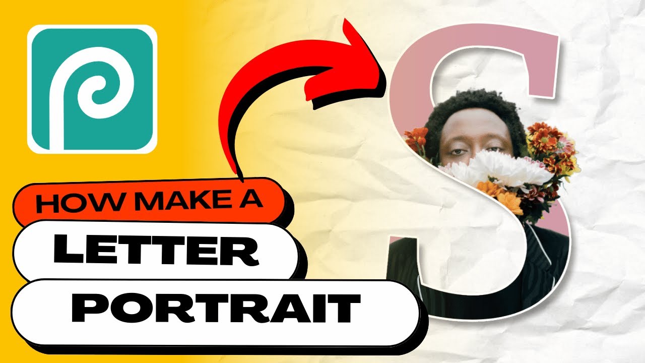 How to Create a LETTER PORTRAIT in PHOTOPEA! (Simple!) - YouTube